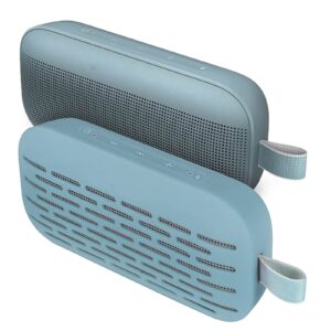 HUAYUWA Silicone Cover Sleeve (Blue) Compatible for Bose SoundLink Flex Bluetooth Portable Speaker