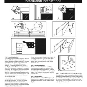 US Window And Floor 2" Faux Wood 30.5" W x 60" H, Inside Mount Cordless Blinds, 30.5 x 60, White, CLF0103040600