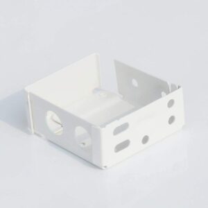 4pcs Box Mounting Bracket 2sets for High Profile Blinds 2inch White Color Window Blinds Headrail Bracket