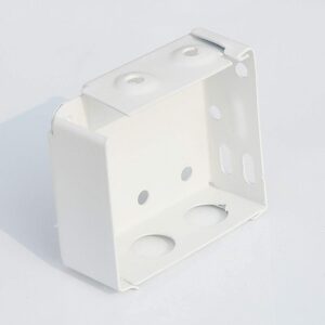 4pcs Box Mounting Bracket 2sets for High Profile Blinds 2inch White Color Window Blinds Headrail Bracket