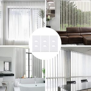 CoguZed 30 Sets (60 Pcs) Clear Vertical Blind Repair Tabs, Vertical Blinds Repair Kit, Vertical Blinds Replacement Slats，Pre-Cut Blind Fixers Peel Back Adhesive Ready to Use