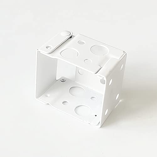 Cutelec Box Mounting Bracket 1set for 1-1/2" Blinds White Color Window Blinds Headrail Bracket