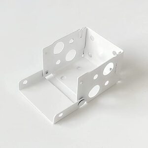 Cutelec Box Mounting Bracket 1set for 1-1/2" Blinds White Color Window Blinds Headrail Bracket