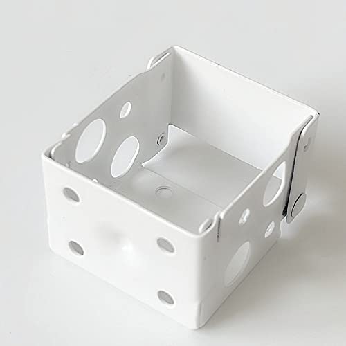 Cutelec Box Mounting Bracket 1set for 1-1/2" Blinds White Color Window Blinds Headrail Bracket