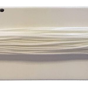 0.9mm White Window Blind Cord, String (25 feet)