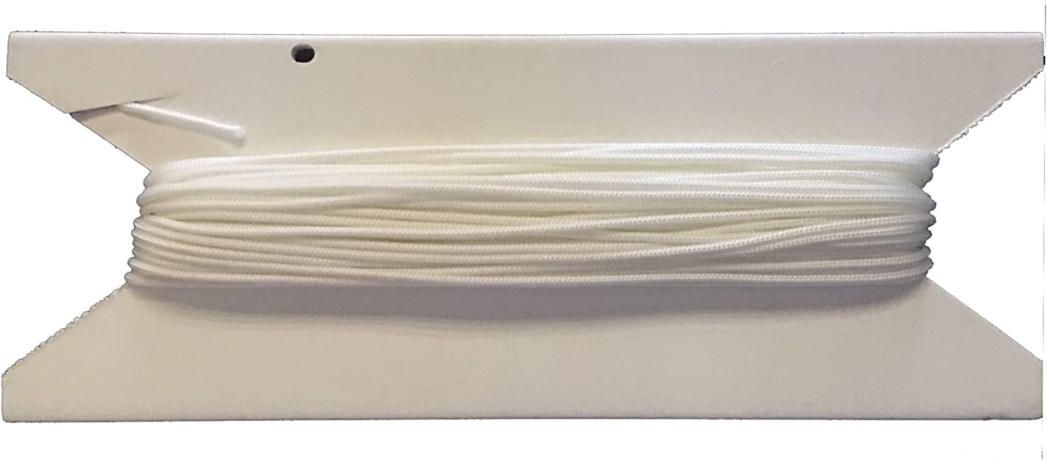 0.9mm White Window Blind Cord, String (25 feet)