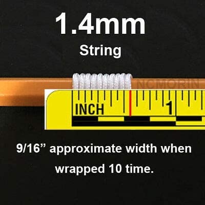 0.9mm White Window Blind Cord, String (25 feet)