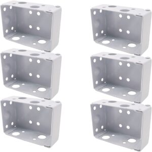 tihood 6pcs 2inch blind brackets low profile box mounting bracket for window blinds