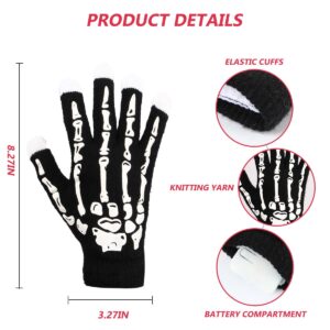 Articulated Finger Extensions, Halloween Articulated Fingers, 3D Printed Flexible Finger Extensions Fits All Finger Sizes Articulated Fingers (Black glowing-Upgrade)