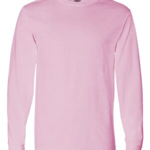 Fruit of the Loom Adult 5 oz. Long-Sleeve T-Shirt, Classic Pink, M