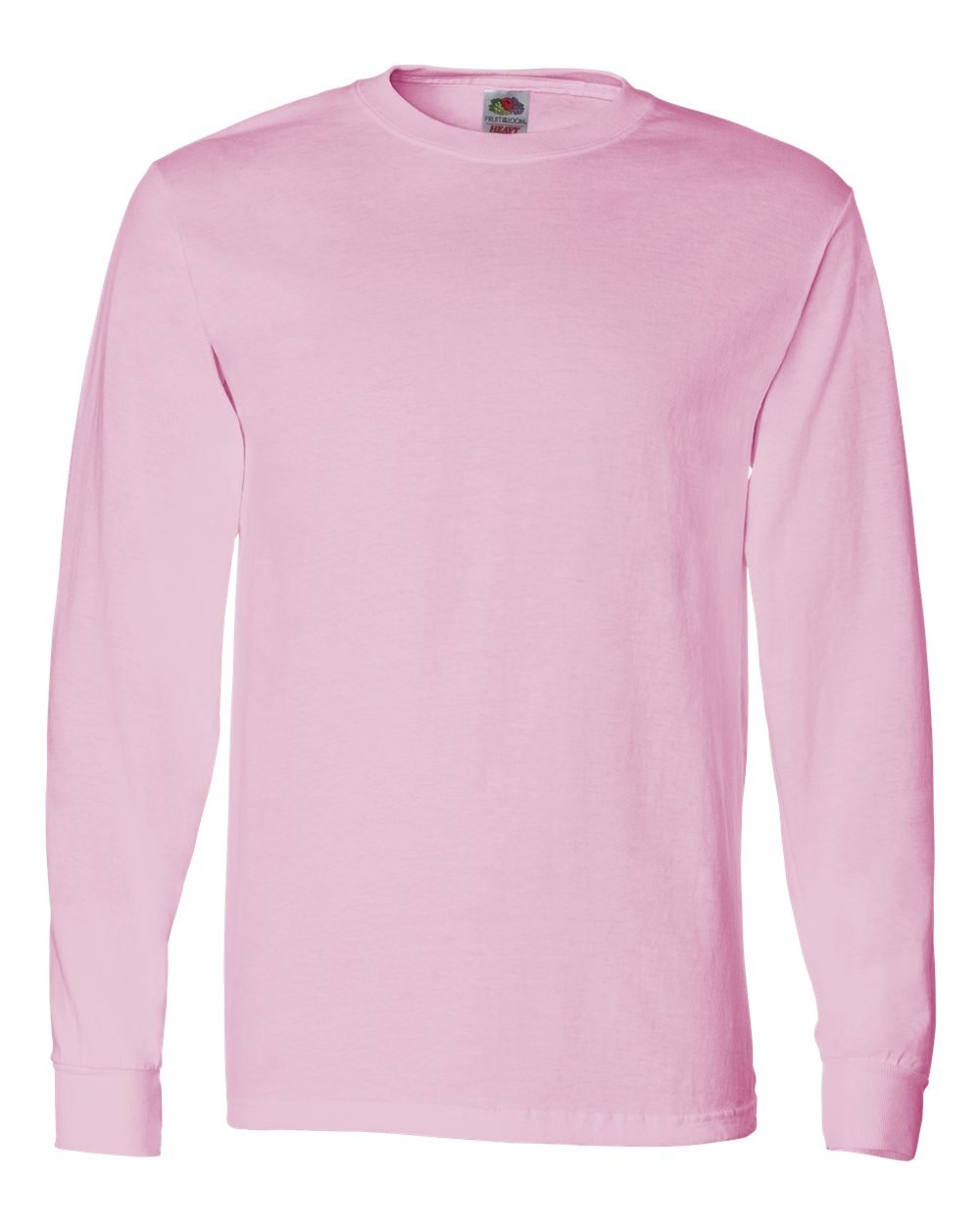 Fruit of the Loom Adult 5 oz. Long-Sleeve T-Shirt, Classic Pink, M