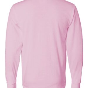 Fruit of the Loom Adult 5 oz. Long-Sleeve T-Shirt, Classic Pink, M