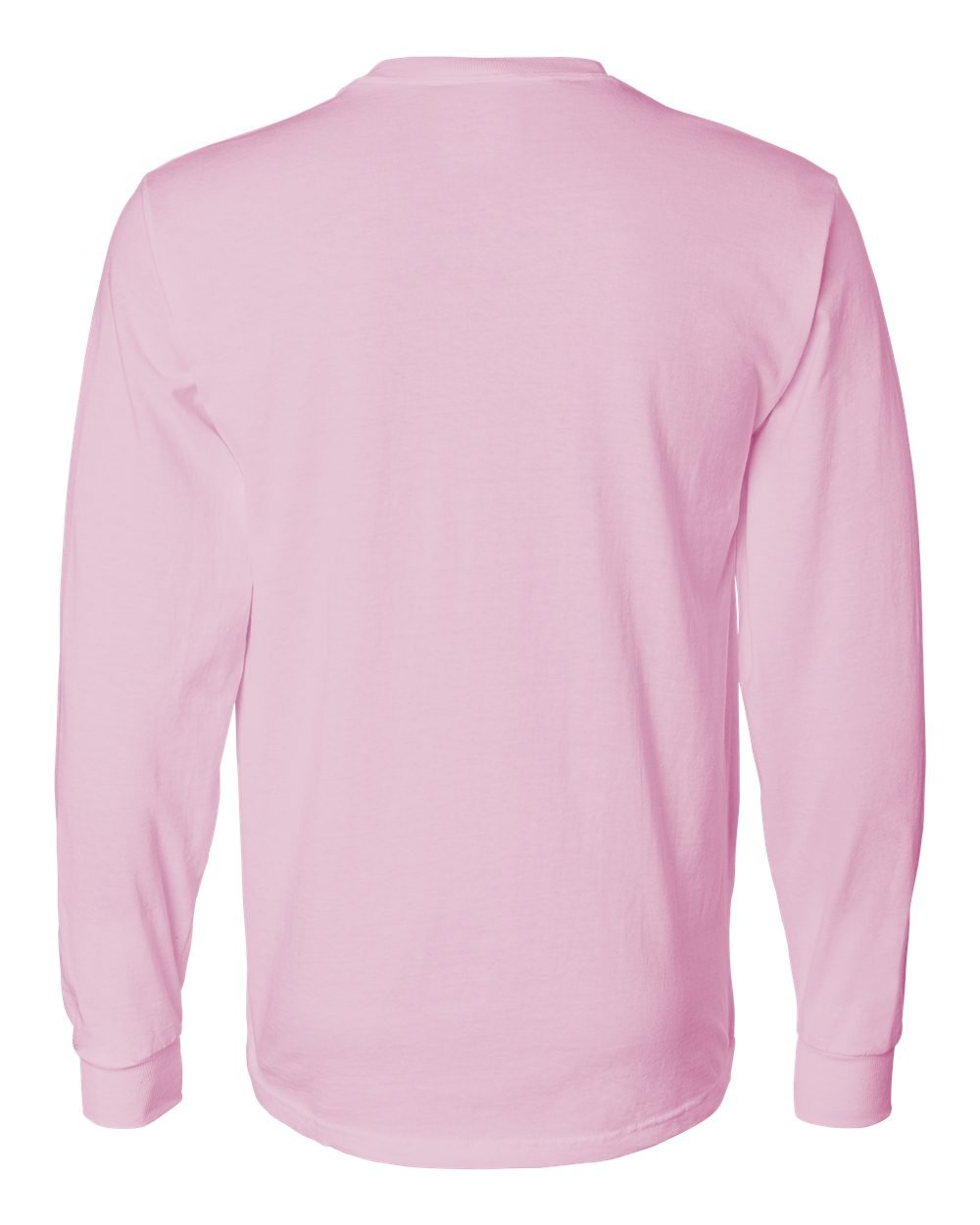 Fruit of the Loom Adult 5 oz. Long-Sleeve T-Shirt, Classic Pink, M