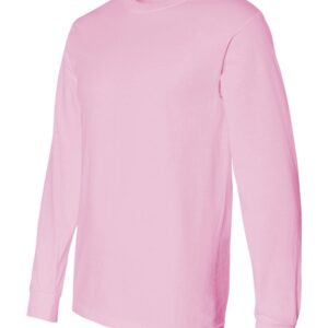 Fruit of the Loom Adult 5 oz. Long-Sleeve T-Shirt, Classic Pink, M