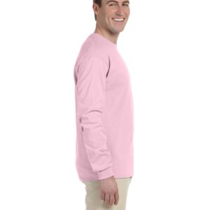 Fruit of the Loom Adult 5 oz. Long-Sleeve T-Shirt, Classic Pink, M