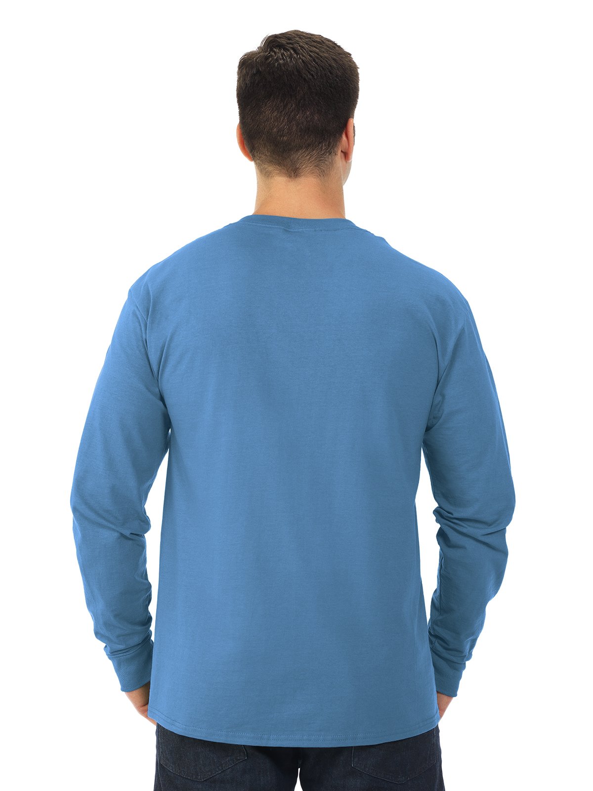 Fruit Of The Loom Adult HD Cotton Long Sleeve Crew T-Shirt, JZ4930R, M