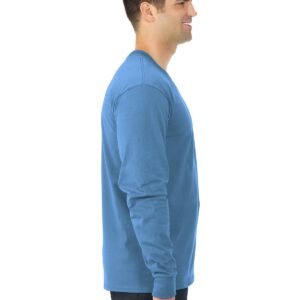 Fruit Of The Loom Adult HD Cotton Long Sleeve Crew T-Shirt, JZ4930R, M