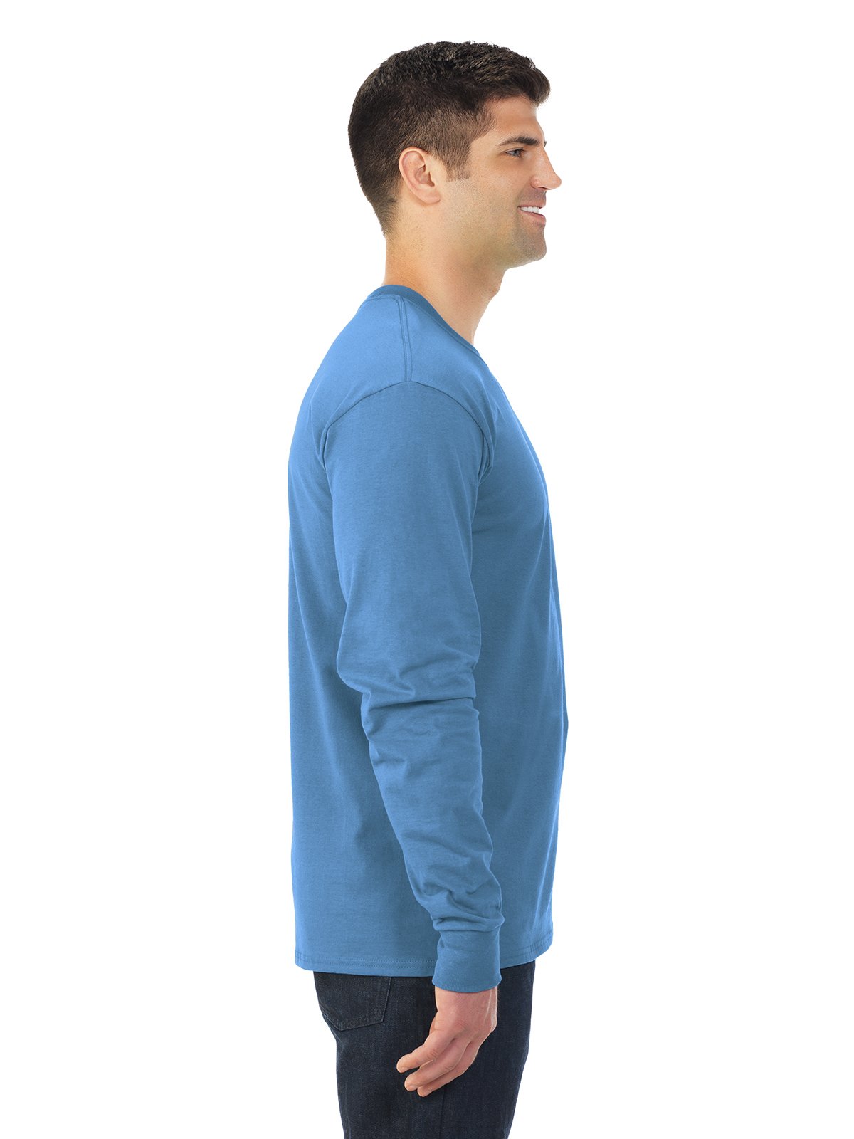 Fruit Of The Loom Adult HD Cotton Long Sleeve Crew T-Shirt, JZ4930R, M