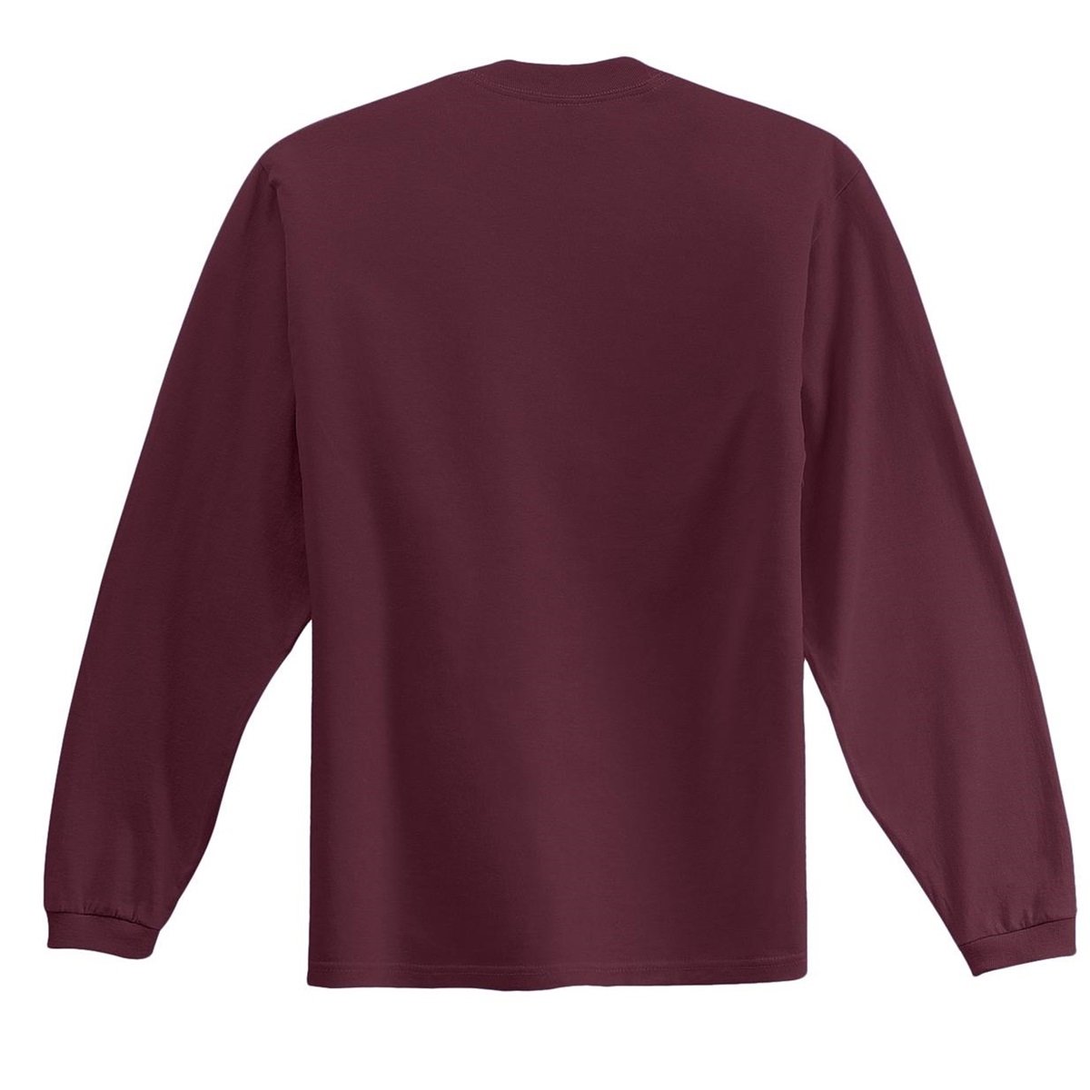 Fruit of the Loom Adult 5 oz. Long-Sleeve T-Shirt, Maroon, L