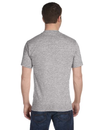 Hanes Men's Tagless Comfortsoft Crewneck T-shirt (Pack of 5) (Medium, Grey)