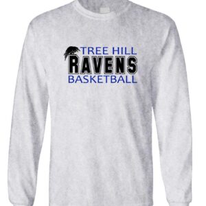 TREE HILL RAVENS tv show one - Long Sleeved Tee, L, Ash