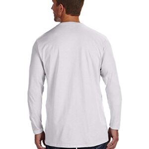 Hanes 4.5 oz., 100% Ringspun Cotton nano-T Long-Sleeve T-Shirt, Medium, ASH