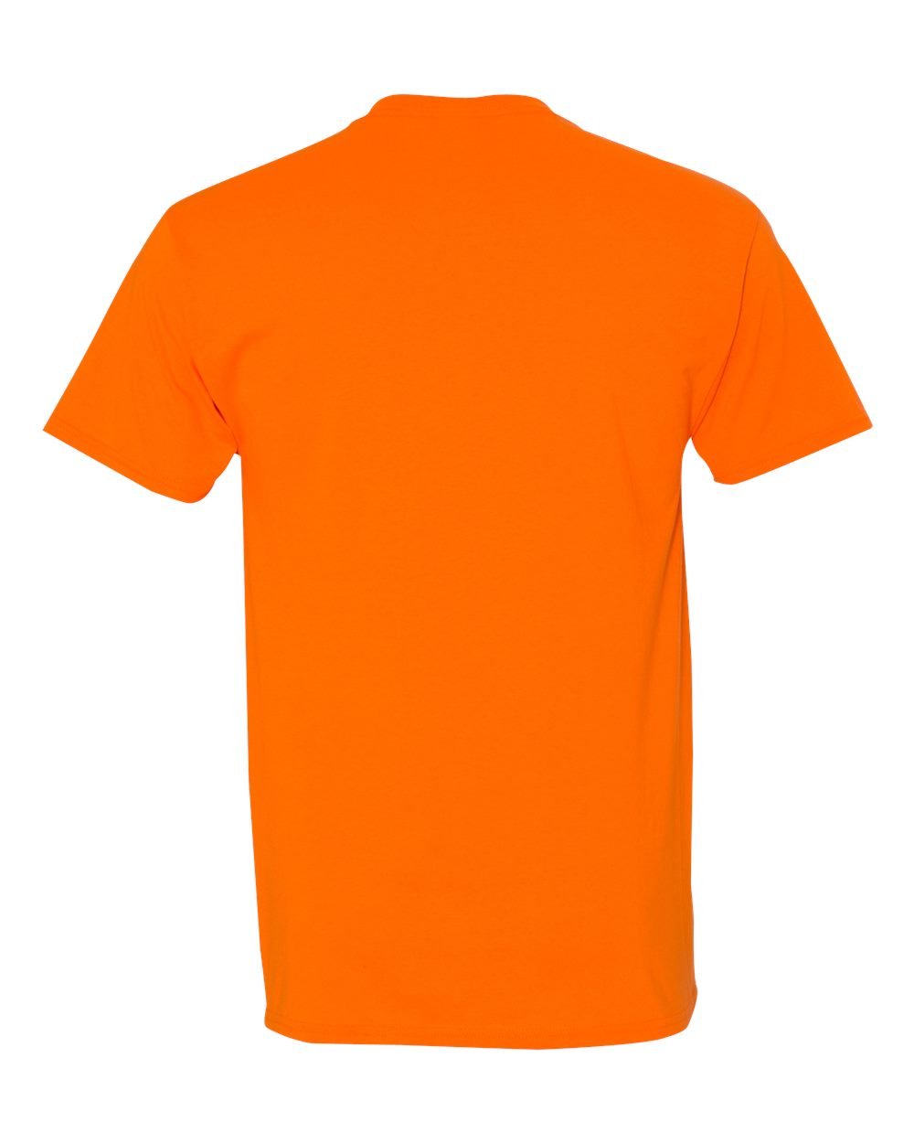 Fruit of the Loom 100% Heavy Cotton HD Pocket T-Shirt, Large, SAFETY ORANGE