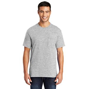 Port & Company Core Blend Pocket Tee Ash