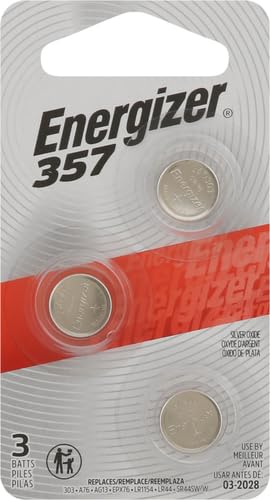 Energizer 357 Battery, (Pack of 3)