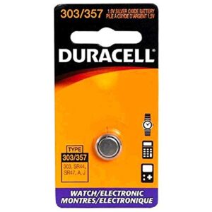 duracell du303/357-3pk products button cell silver oxide calculator & watch battery