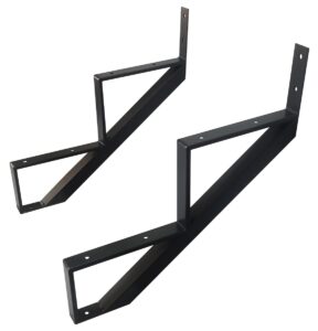 steel stair step riser - stair frame - 2 step for deck height 19.2 inches stair stringer step stringer square metal stair stringer frame hanger bracket support outdoor steps mobile home stairs