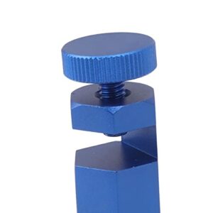 Framing Jig for Stair Layout, Stair Gauge Knob Aluminium Framing Square Stops Stair Stringer Layout Tool, Treads (Blue)