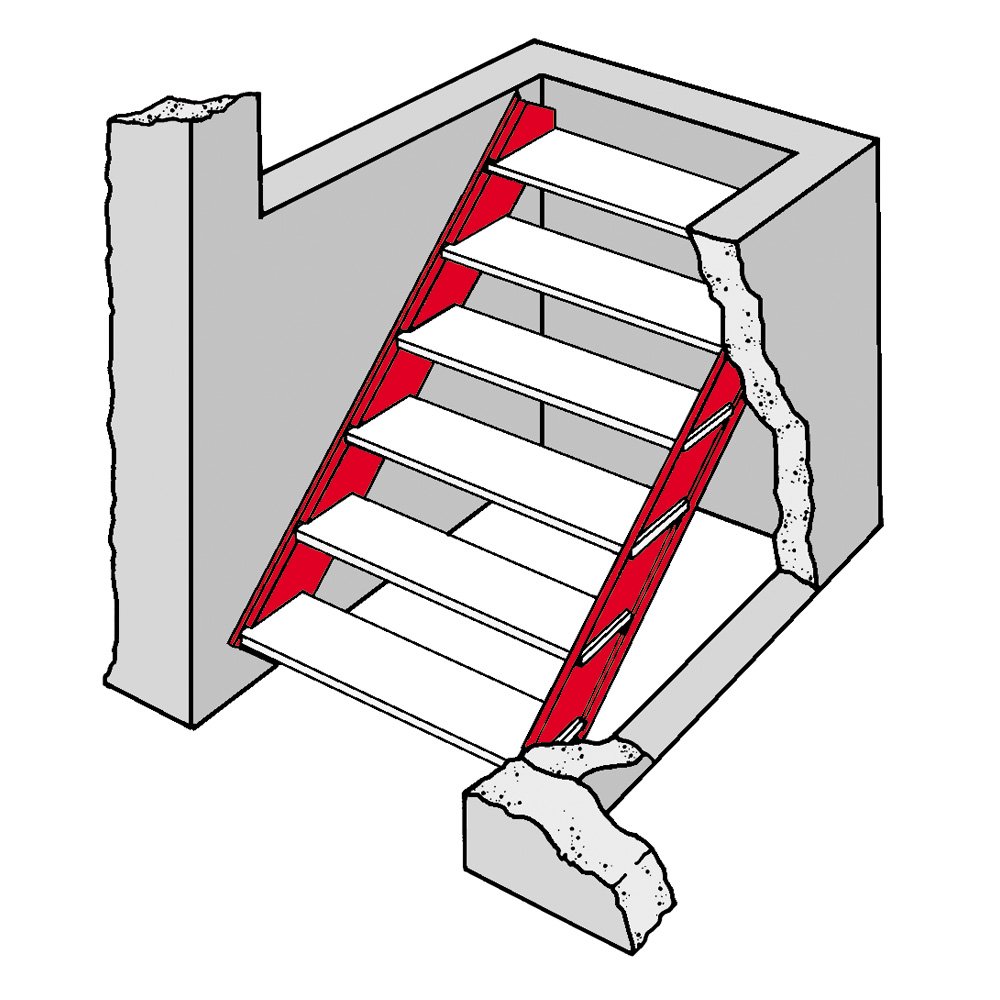 Basement Door Stair Stringers