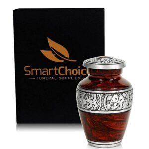 SmartChoice Urn for Human Ashes Adult Memorial urn Funeral Cremation Urn (Keepsake Cremation Urn)