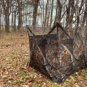 THUNDERBAY Portable Quick Setup Lightweight Camouflage Pop Up 3-Sided Ground Hunting Blind