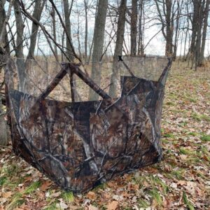 THUNDERBAY Portable Quick Setup Lightweight Camouflage Pop Up 3-Sided Ground Hunting Blind