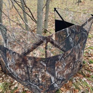 THUNDERBAY Portable Quick Setup Lightweight Camouflage Pop Up 3-Sided Ground Hunting Blind