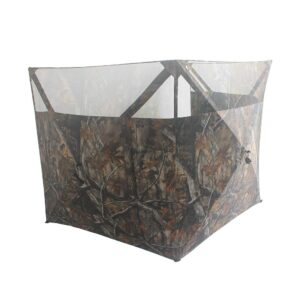 THUNDERBAY Portable Quick Setup Lightweight Camouflage Pop Up 3-Sided Ground Hunting Blind