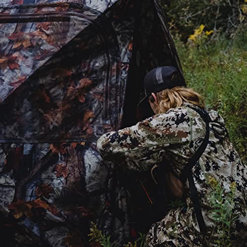 Barronett Blinds GR351BT Grounder 350 Pop up Portable Blind, Woodland Camo