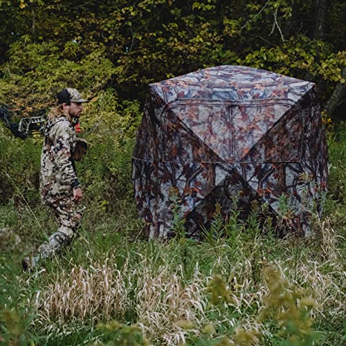 Barronett Blinds GR351BT Grounder 350 Pop up Portable Blind, Woodland Camo