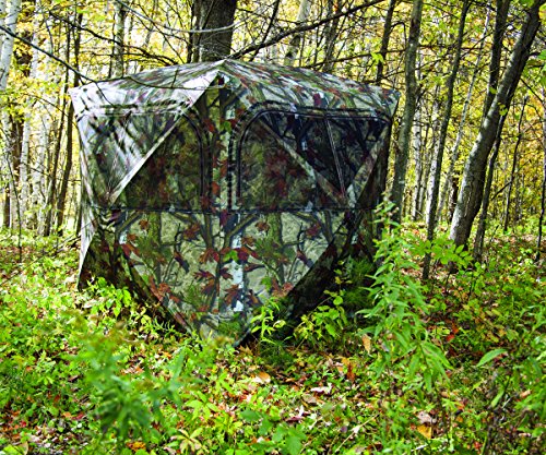 Barronett Blinds GR351BT Grounder 350 Pop up Portable Blind, Woodland Camo