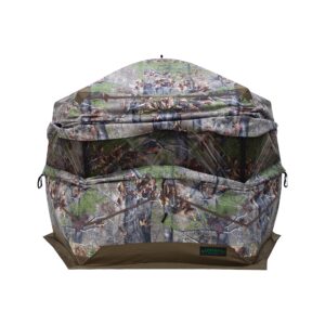 barronett blinds bx550bw ox 5 pop up portable 5-sided hunting blind, backwoods camo