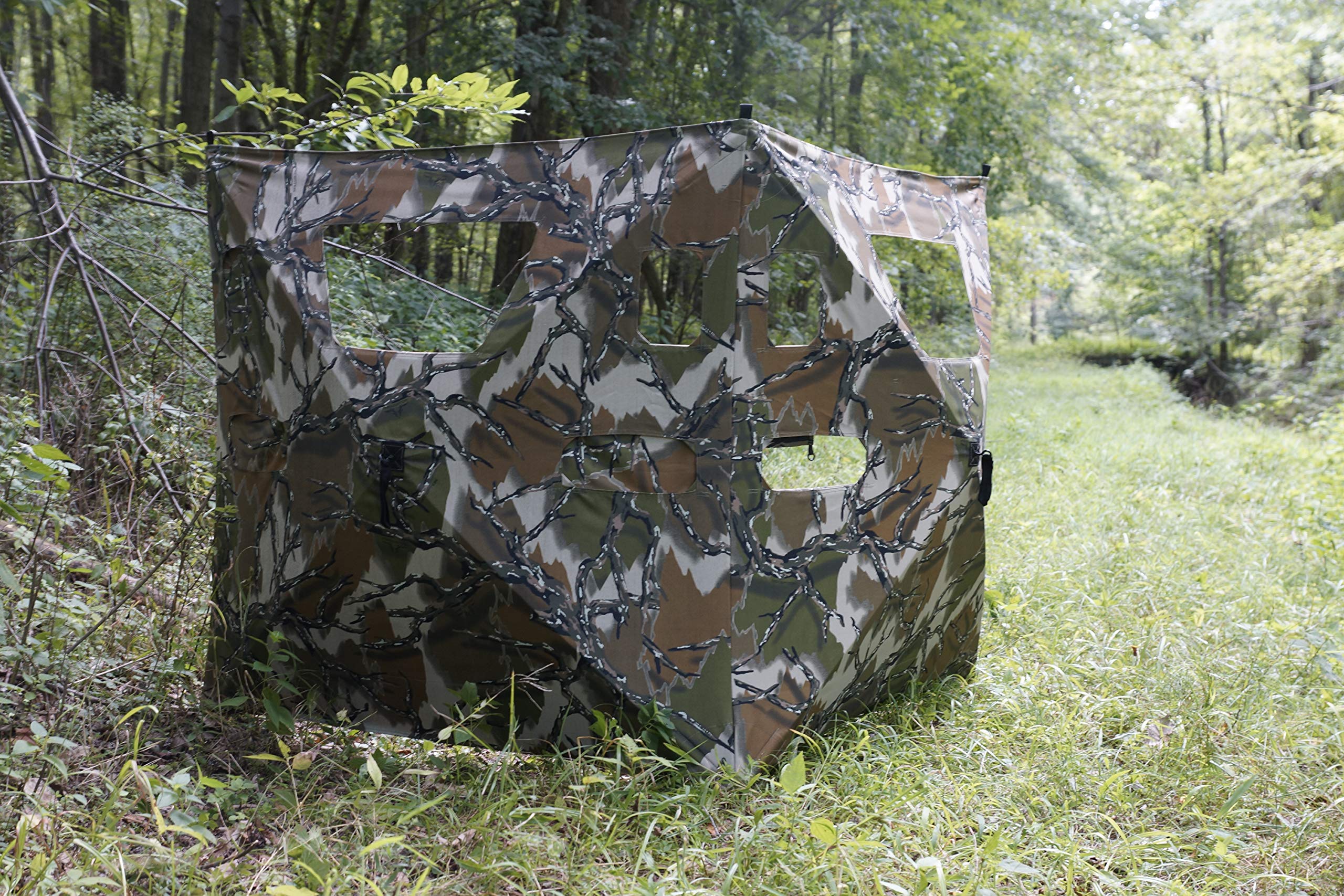 Rhino Blinds Blinds CRP-106 Cut N Run Lightweight 2 Panel Mobile Hunting Blind, Predator