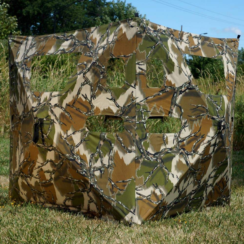 Rhino Blinds Blinds CRP-106 Cut N Run Lightweight 2 Panel Mobile Hunting Blind, Predator