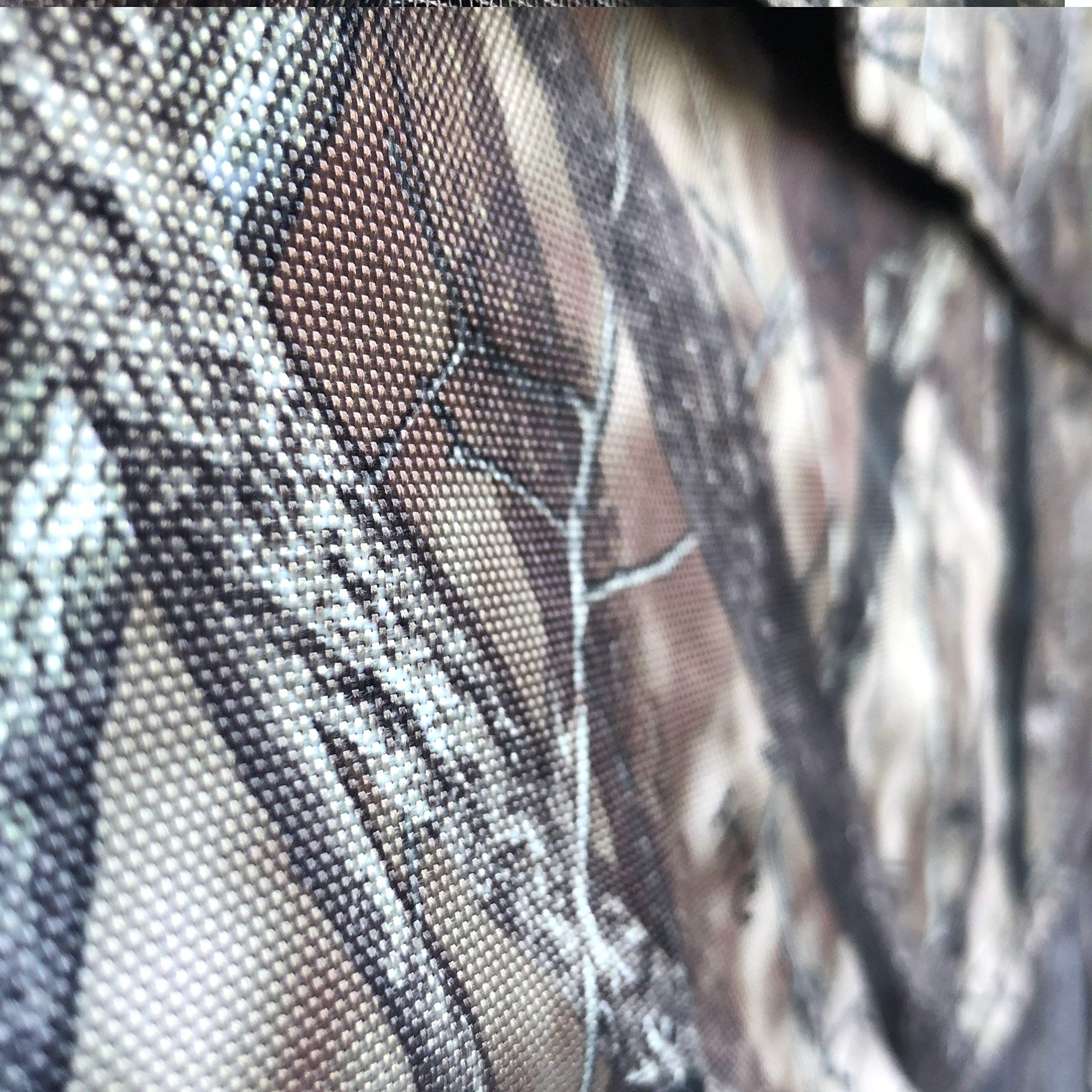 Deluxe Steel Frame True Timber® Camo 3 or 4 Person Hunting Ground Blind - (8) Shoot Through Mesh Windows and Anchoring System Included