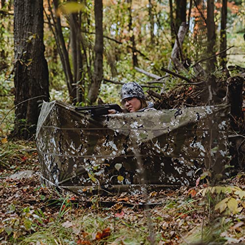 BARRONETT BLINDS® Field Shield™, Adjustable Panel Blind, Ultra-Portable Concealment, Adjustable Height, Lightweight, 1-2 Person, Crater™ Thrive, FS100CT