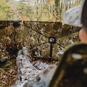 BARRONETT BLINDS® Field Shield™, Adjustable Panel Blind, Ultra-Portable Concealment, Adjustable Height, Lightweight, 1-2 Person, Crater™ Thrive, FS100CT