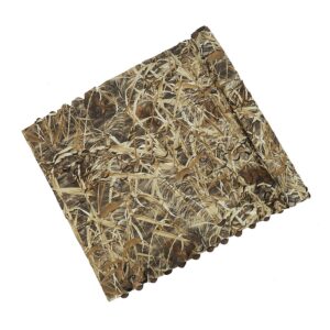 auscamotek duck blind material camo netting for bird hunting boat cover camoflage nets dry grass pattern 5ftx20ft