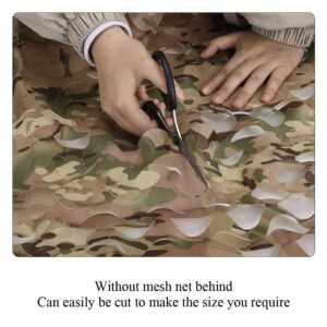 HYOUT Camo Netting Camouflage Netting Jungle Camo Net for Hunting WoodlandShooting Blinds Camping Military Party Decoration Watching Hide