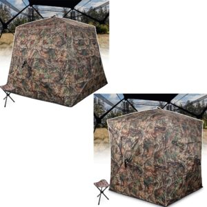 wide bottom hunting blinds with hunting blind 2-3 person